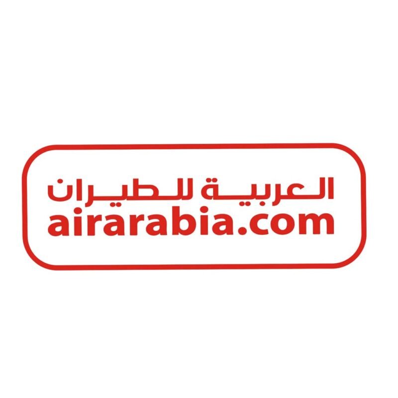 Air Arabia Logo vinyl sticker, transparent, waterproof, 12 inch wide ...
