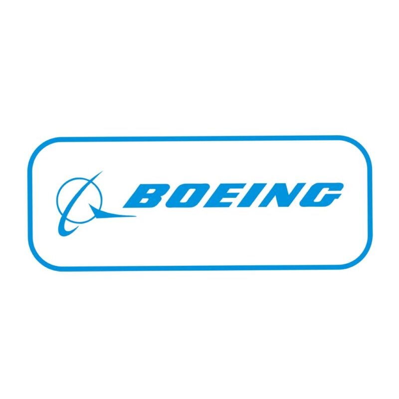 Boeing Logo vinyl sticker, transparent, waterproof, 12 inch wide ...